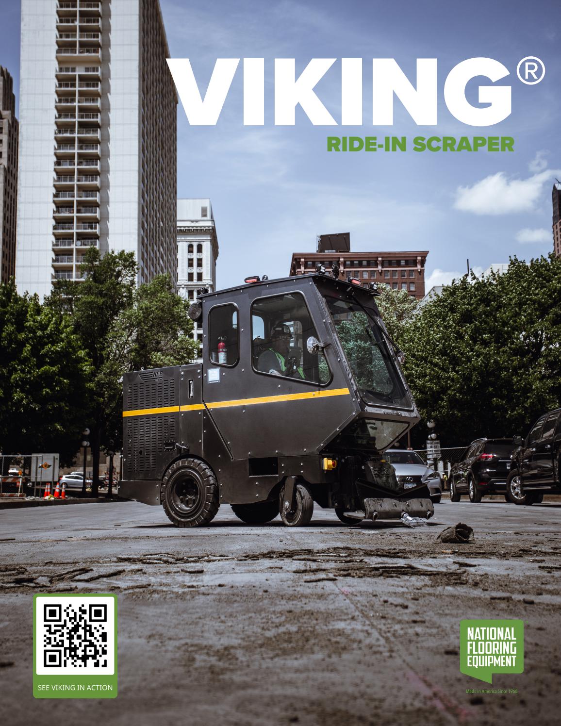 National Flooring Equipment Viking Ride-In Scraper by Ram Tool ...