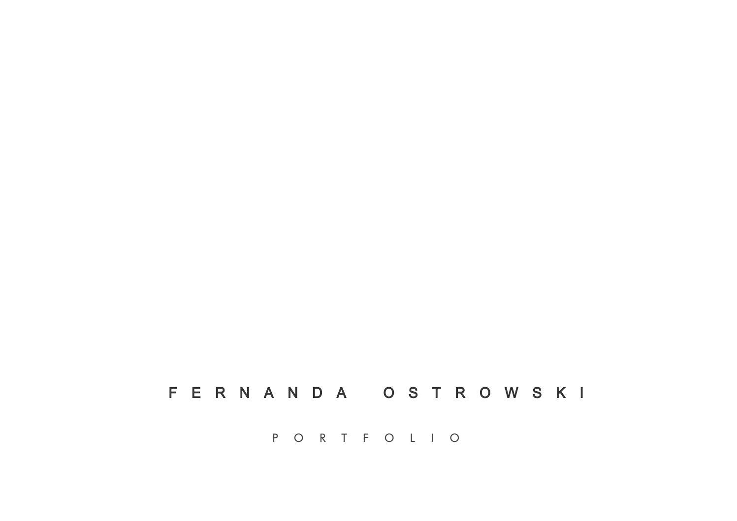 Fernanda Ostrowski Portfolio by fernanda Omb - Issuu