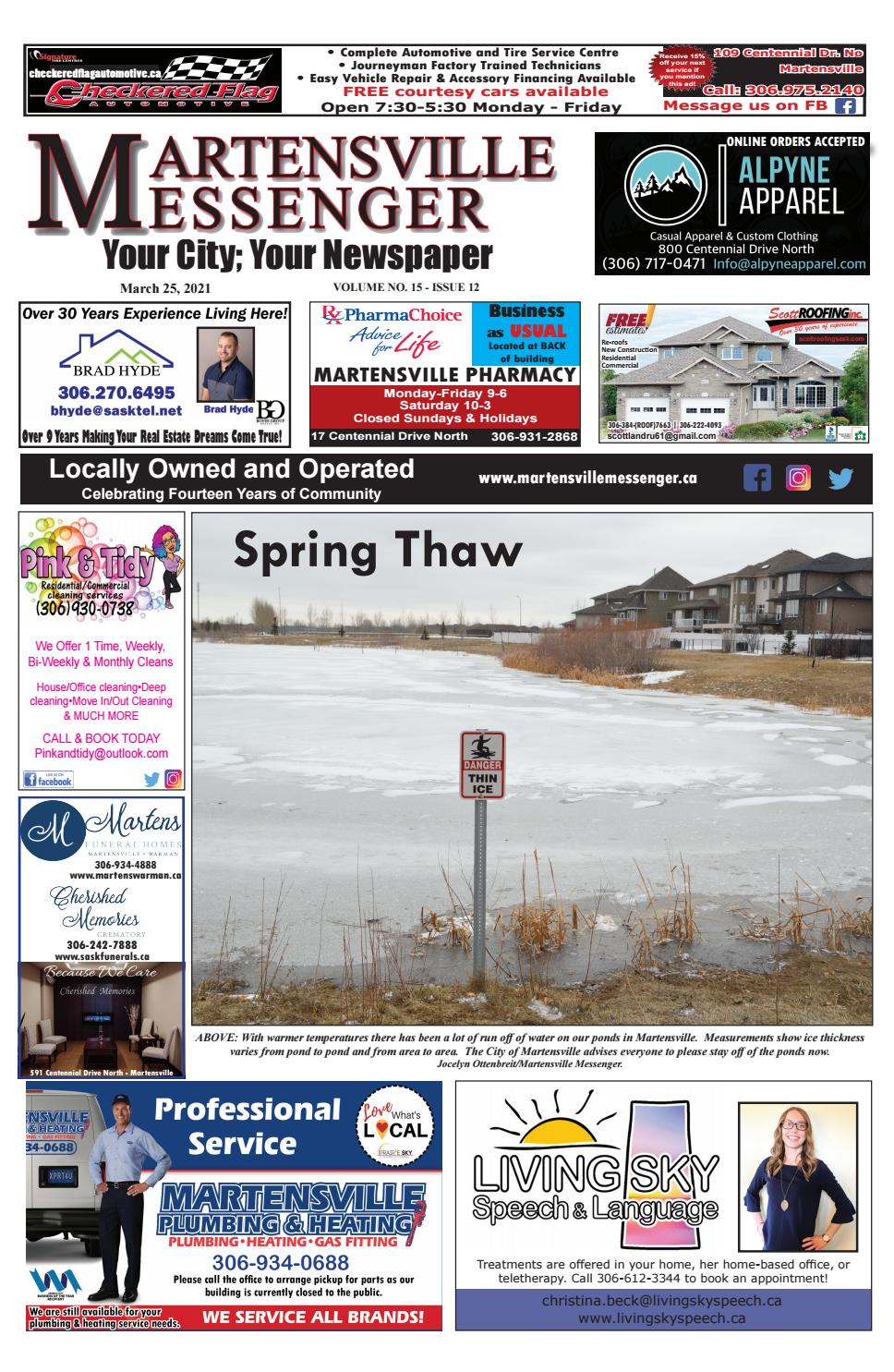 March 25, 2021 by Martensville Messenger - Issuu
