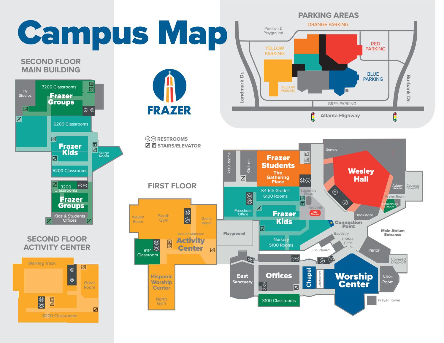 Frazer Campus Map by Frazer Church - Issuu