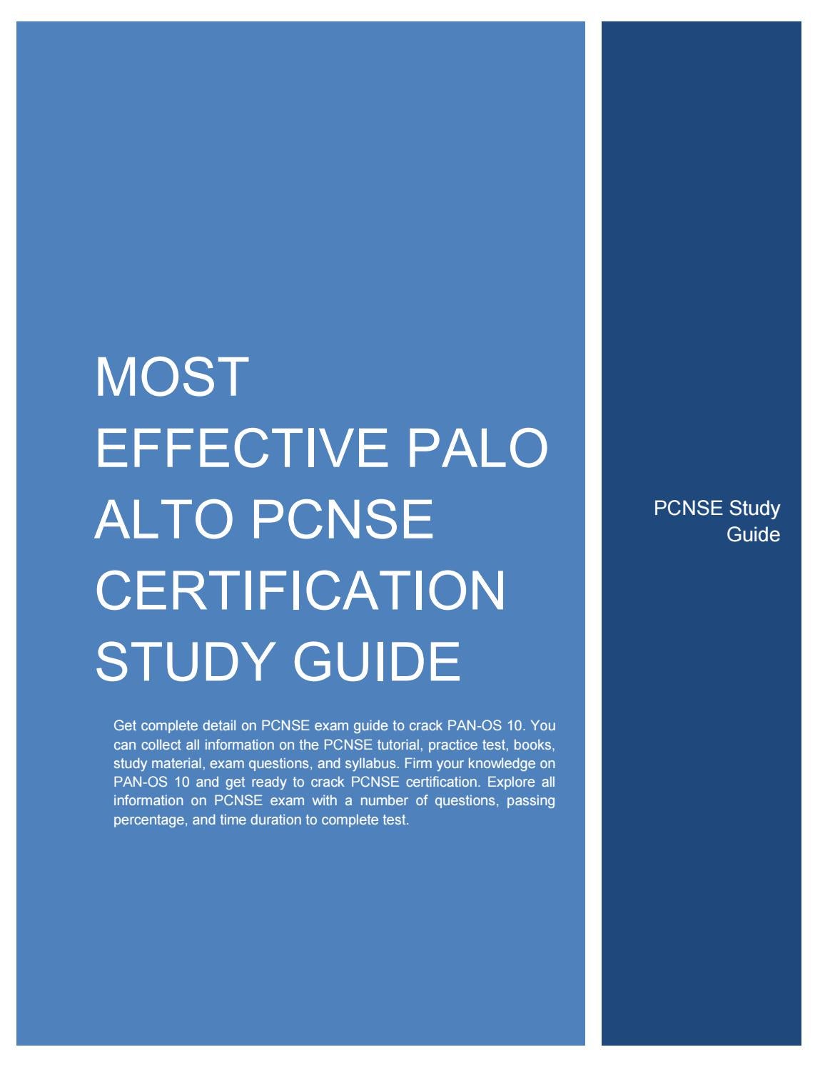 [UPDATED] Most Effective Palo Alto PCNSE Certification Study Guide by Ruchi Patel - Issuu