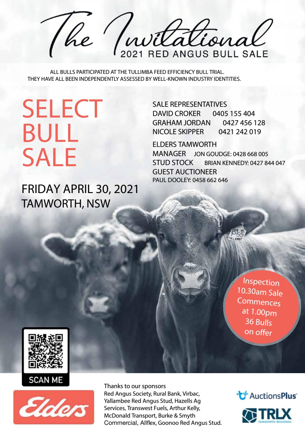 The Invitational 2021 Red Angus Bull Sale Catalogue by Goondoola ...