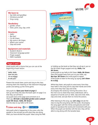 The Story Garden TB 1 sample by ELI Publishing - Issuu