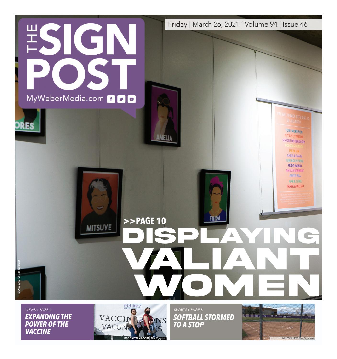 The Signpost 03.26.21 by The Signpost - Weber State University - Issuu