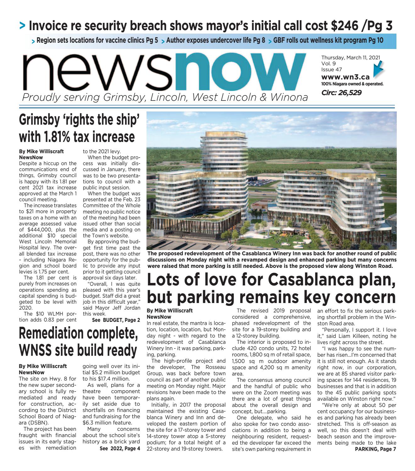 NewsNow E-Edition March 11 2021 by newsnow Niagara - Issuu
