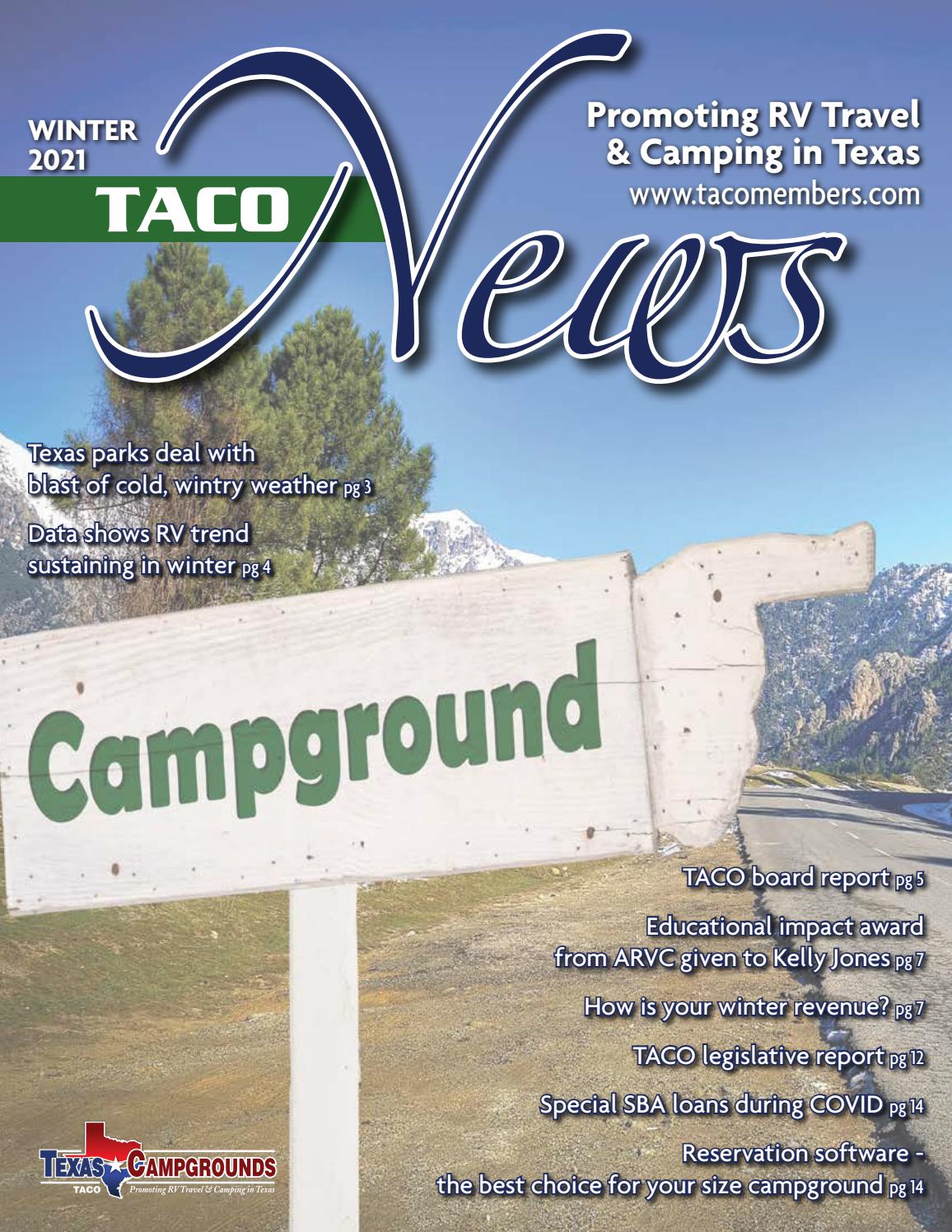 TACO News Winter 2021 by AGS/Texas Advertising - Issuu