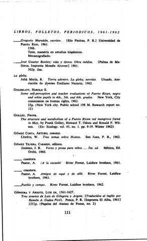 Anuario Bibliográfico Puertorriqueño (1961-1962) by La Colección ...