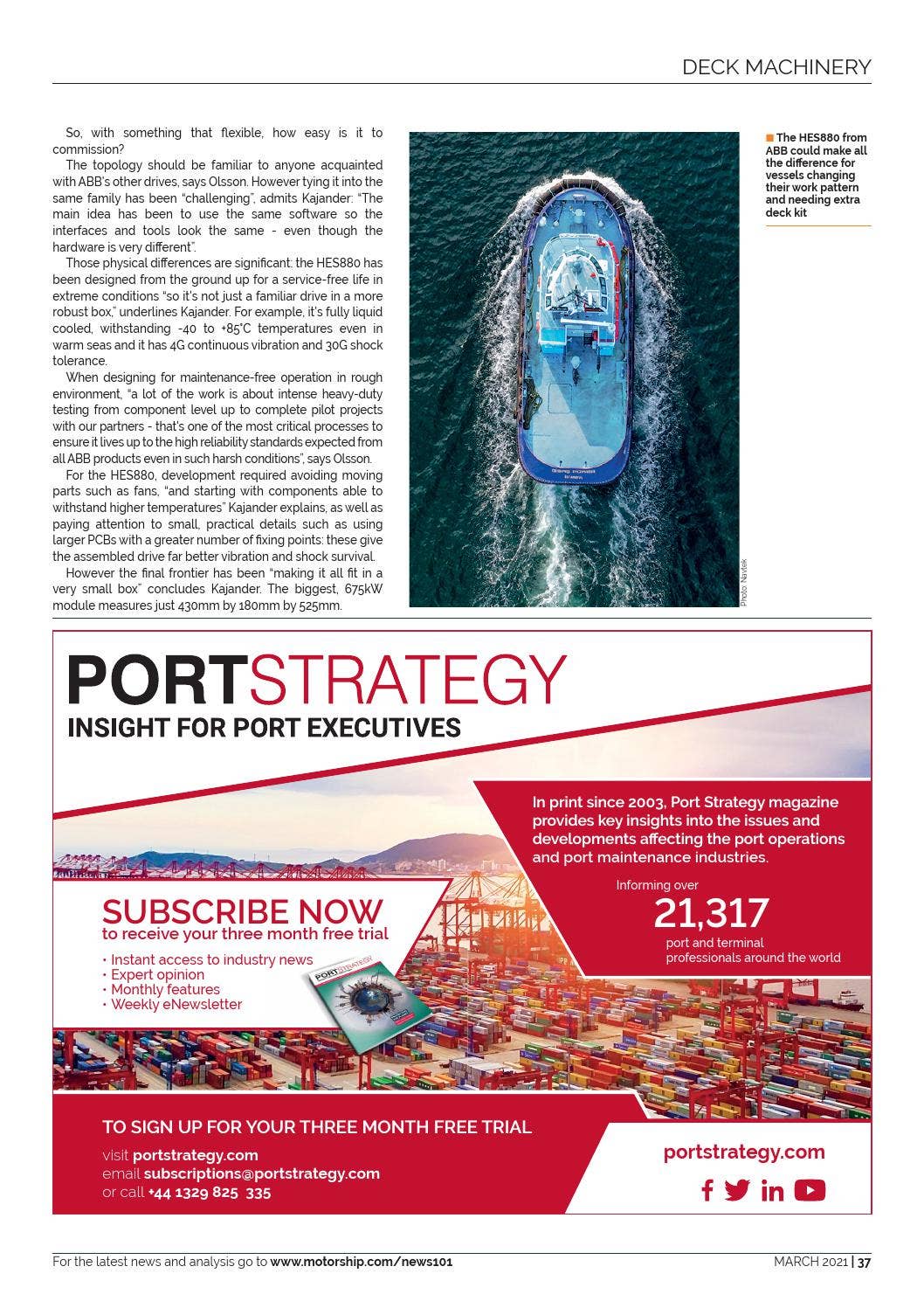 The Motorship March 2021 by Mercator Media - Issuu