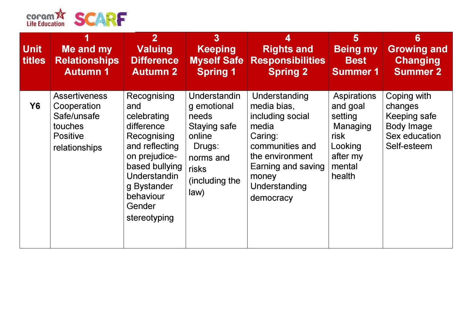 Year 6 PSHE by Schudio - Issuu