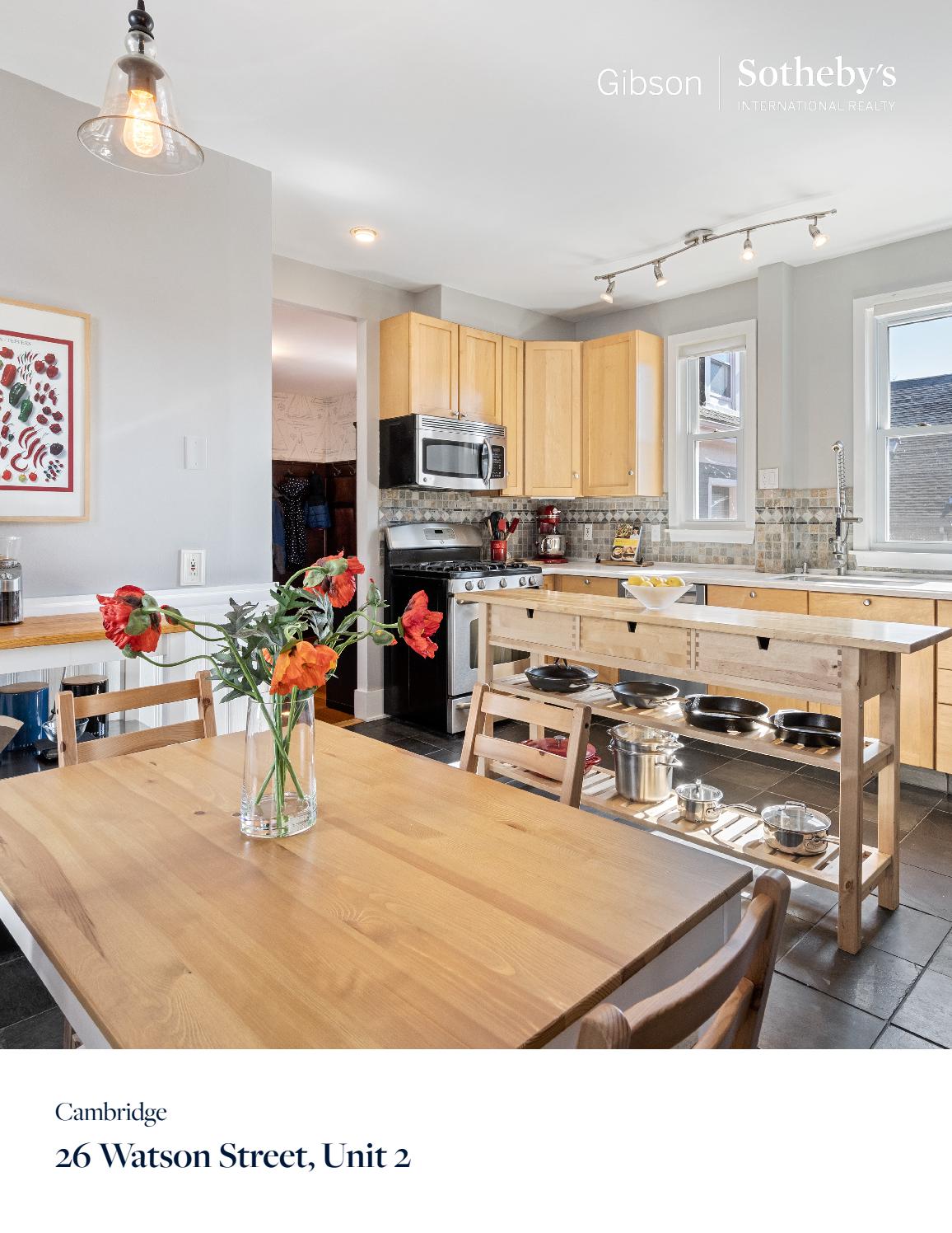 26 Watson Street, Unit 2 | Cambridgeport by Gibson Sotheby's ...