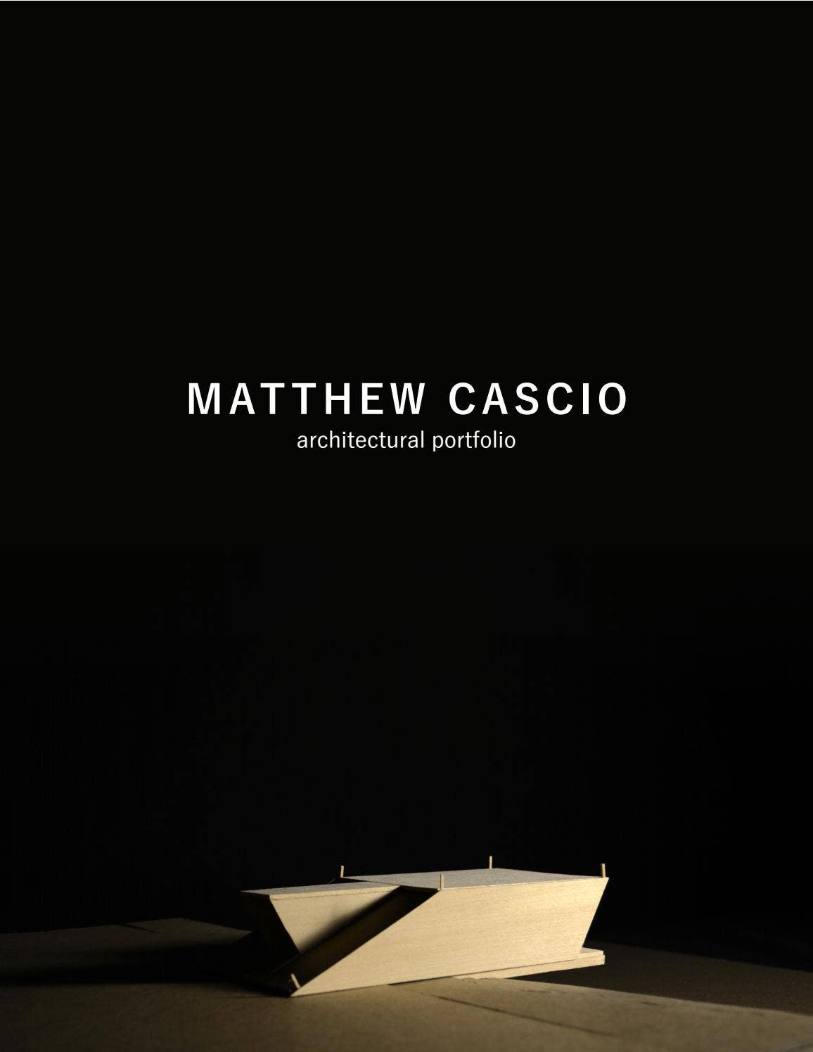 Graduate Portfolio (2021) by Matt Cascio - Issuu