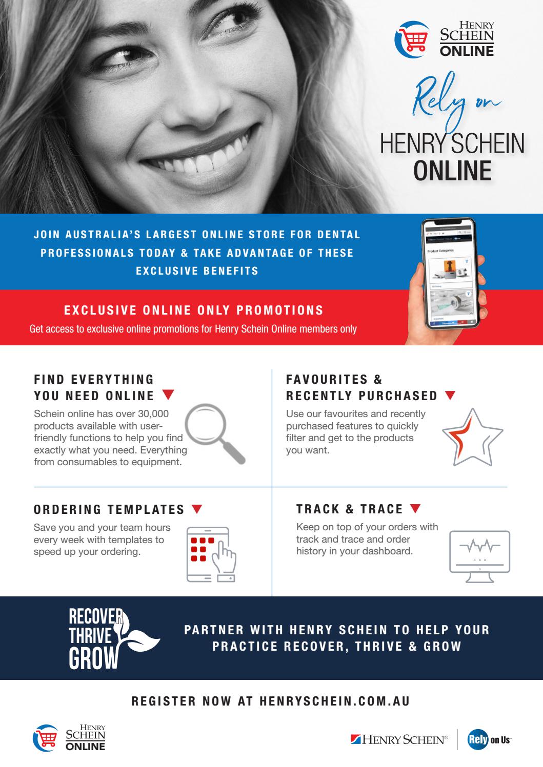 Henry Schein Online - Benefits & Training by Henry Schein Australia - Issuu