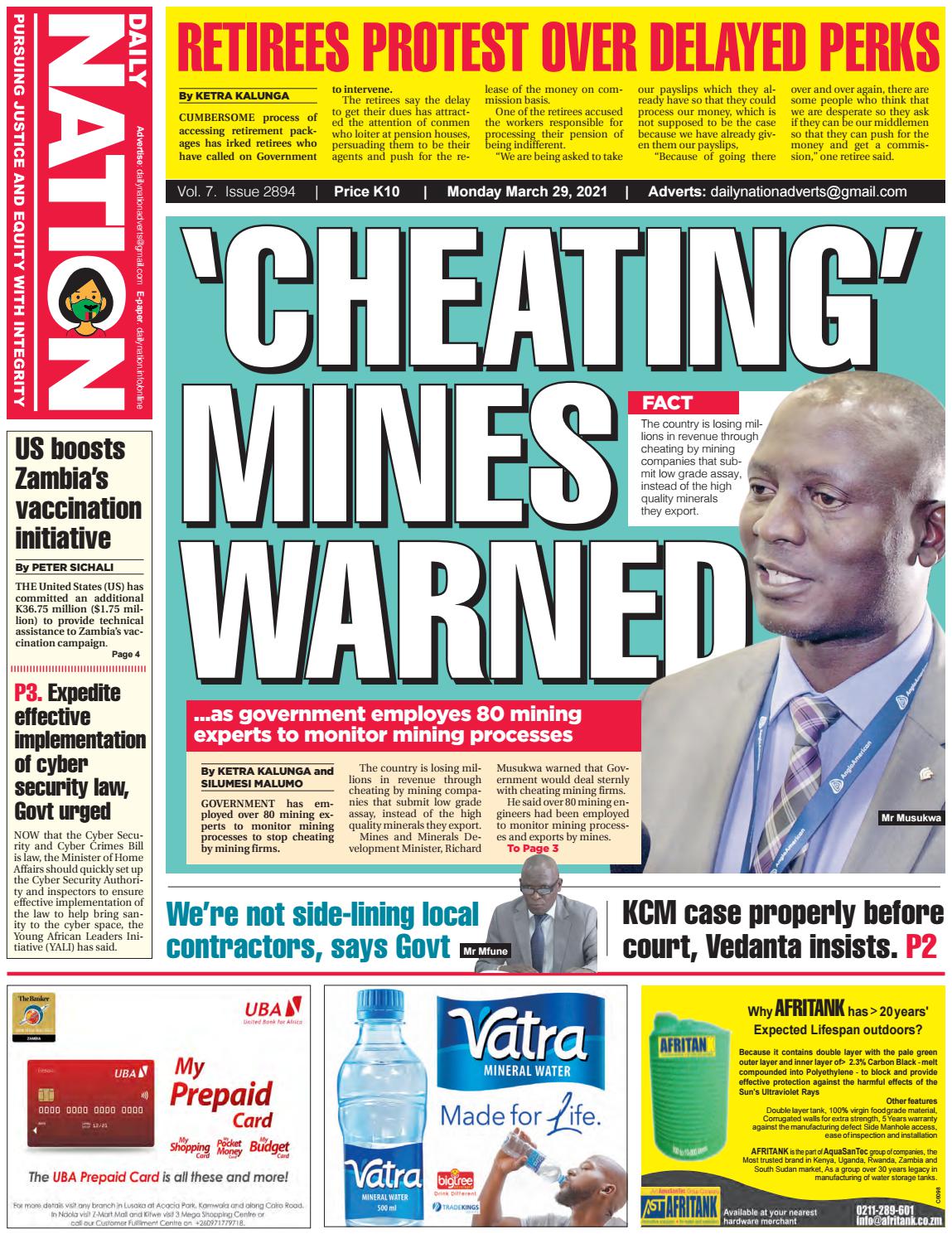 DAILY NATION Monday March 29, 2020 by dailynation - Issuu