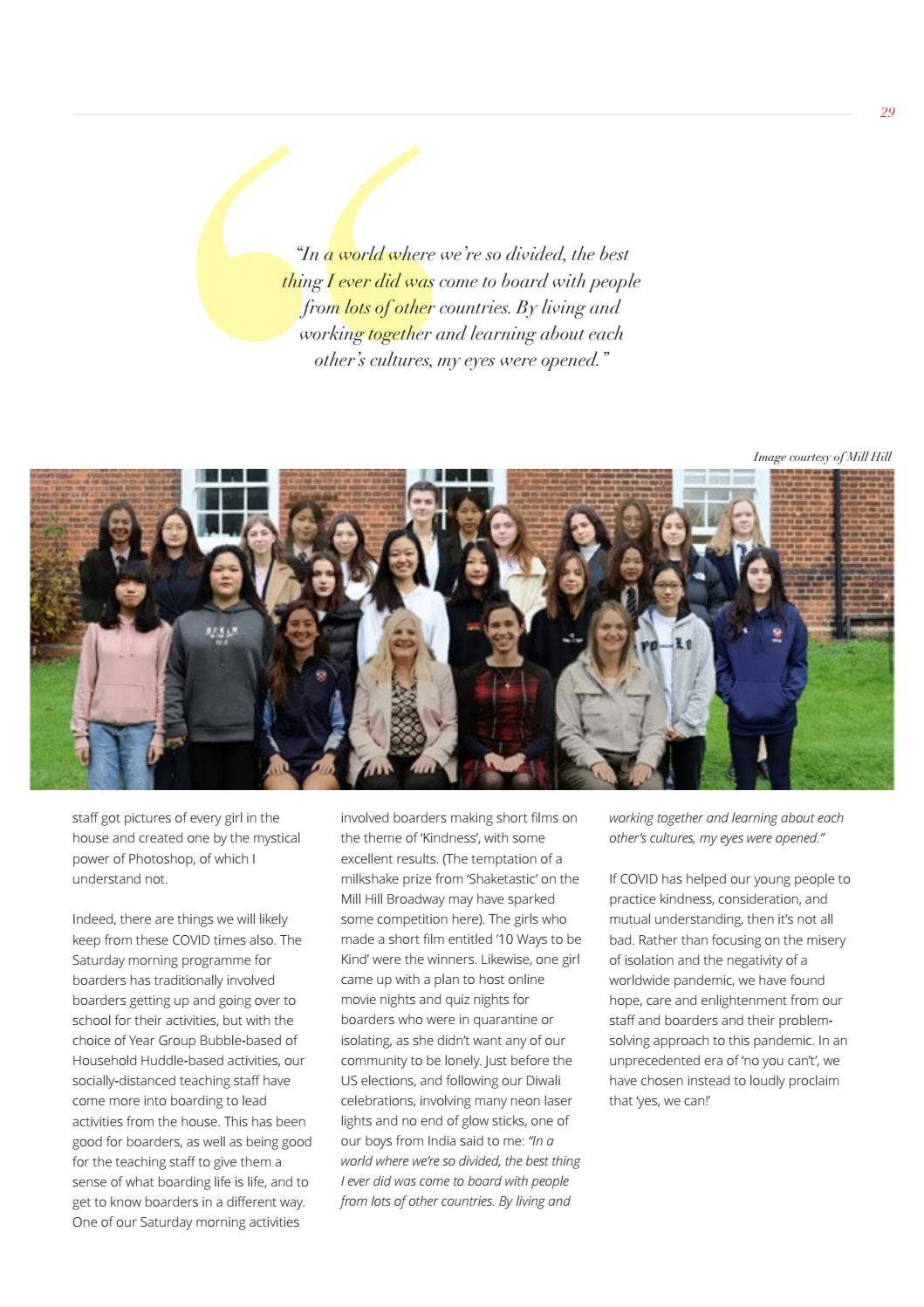 BSA Magazine - Spring 2021 by Boarding Schools' Association - Issuu