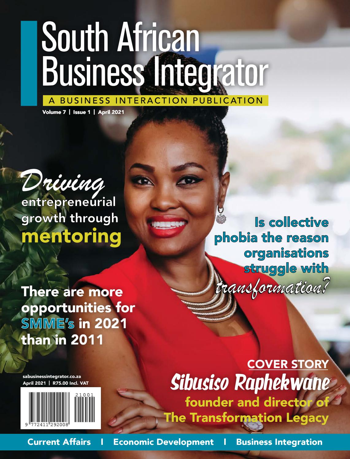 SA Business Integrator - Volume 7 l Issue 1 - April 2021 by Media Xpose ...