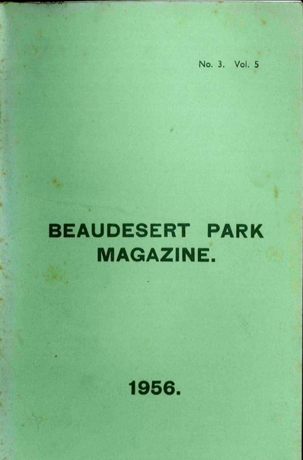 Beaudesert Park School Magazine 1956 by Beaudesert Park School - Issuu