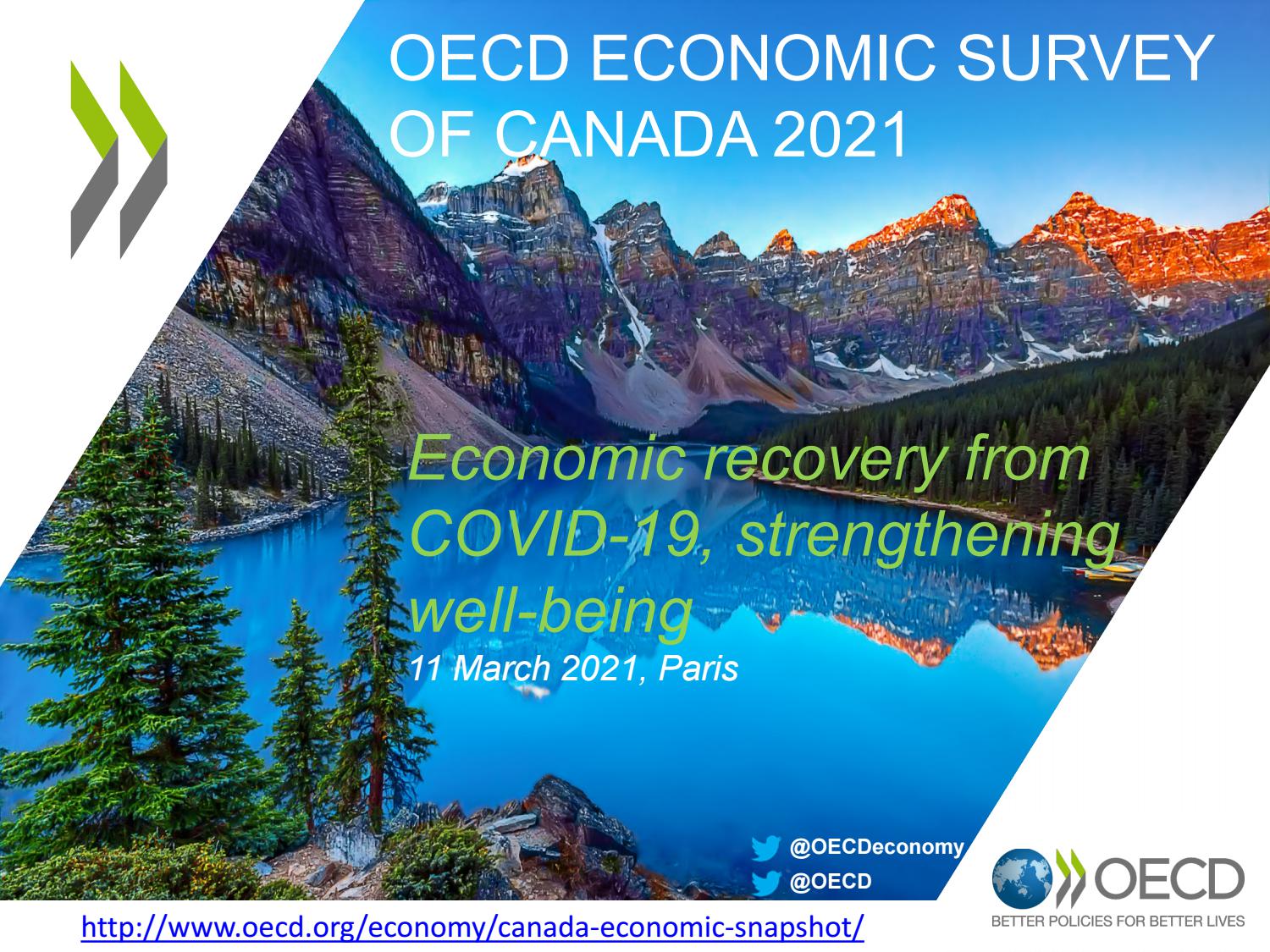 OECD Economic Survey of Canada 2021 - Presentation by OECD - Issuu