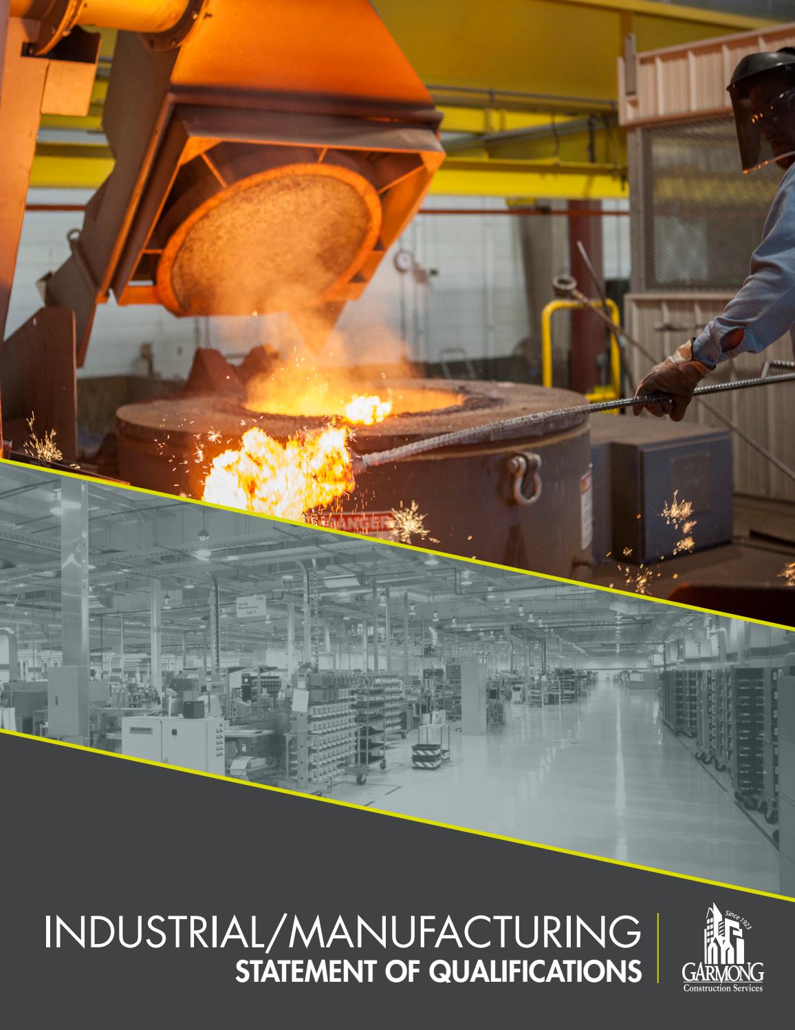 Industrial Manufacturing SOQ by Garmong Construction - Issuu