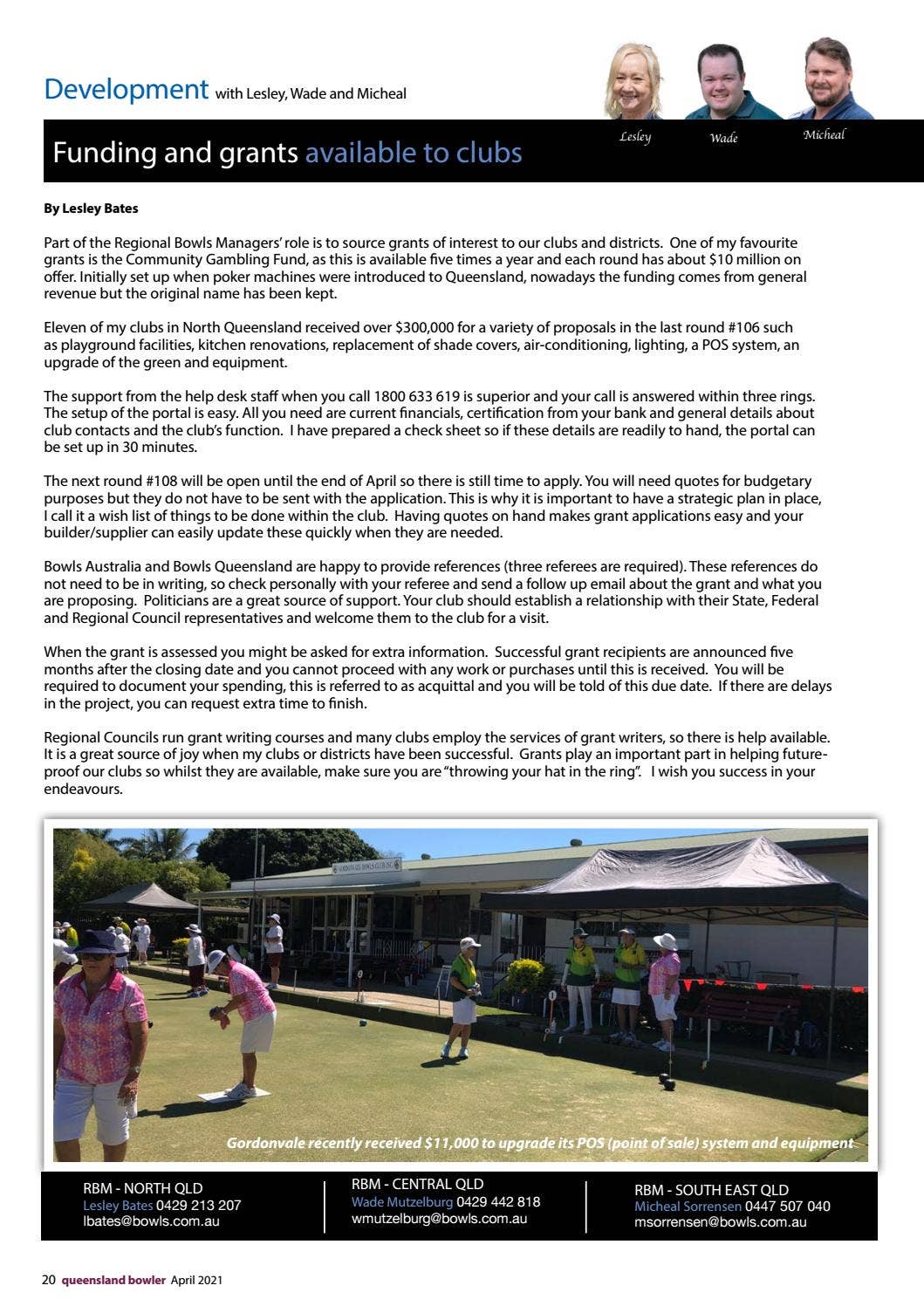 APRIL 2020 - Bowler magazine by Queensland Bowler - Issuu