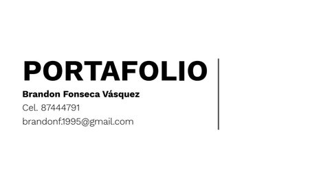 Brandon Fonseca-Portafolio by Brandon Fonseca - Issuu