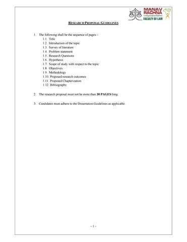annexure-1-_-guidelines-for-dissertation-submission by Manav Rachn ...