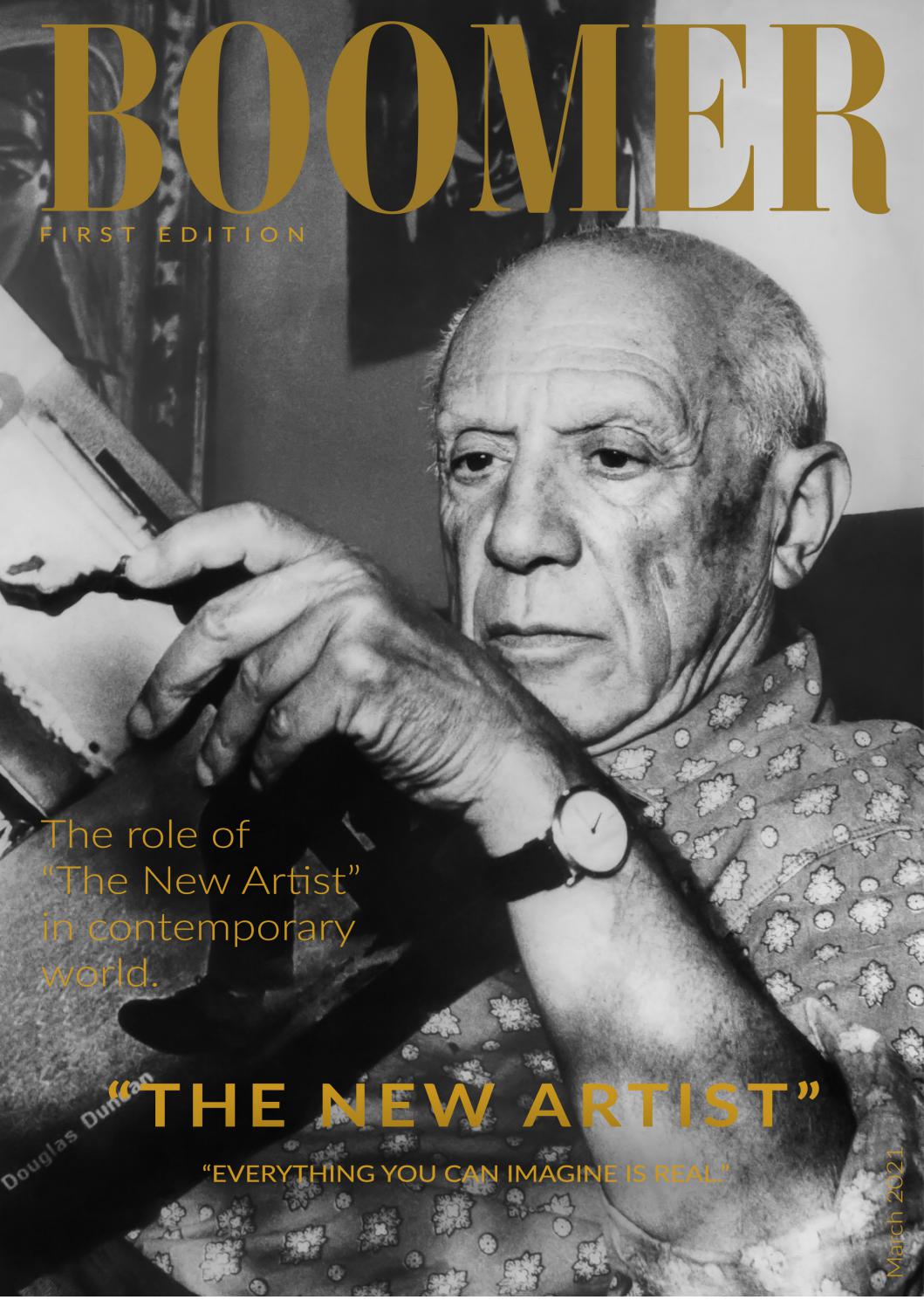 BOOMER GALLERY MAGAZINE | FIRST EDITION | THE NEW ARTIST by Boomer ...