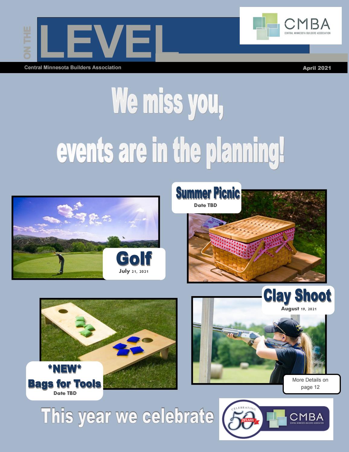 CMBA April 2021 On The Level by cmba-on-the-level - Issuu