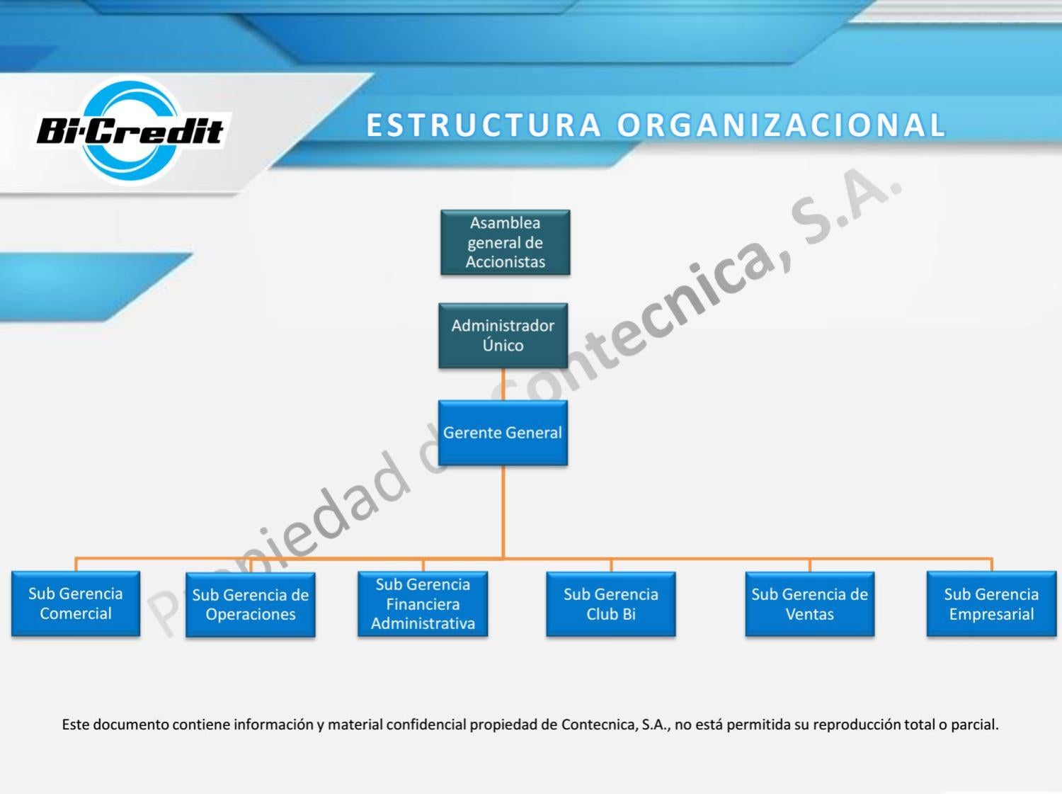 Estructura organizacional Bi Credit / Público by Corporación BI - Issuu