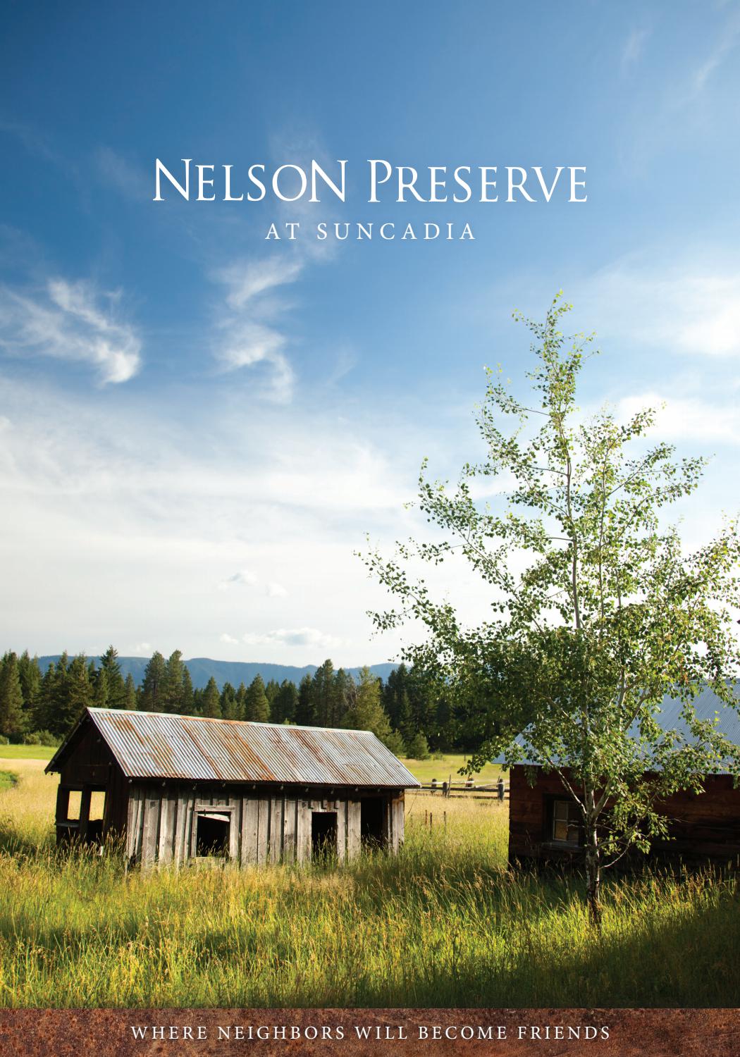 Nelson Preserve by Suncadia Resort - Issuu