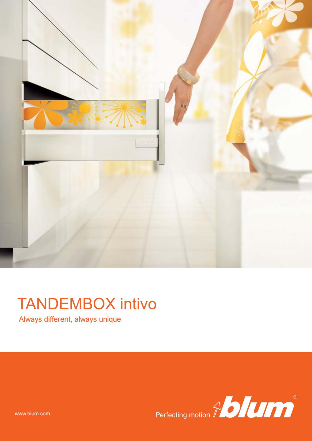 Blum TANDEMBOX intivo flyer by wilsonandbradley - Issuu