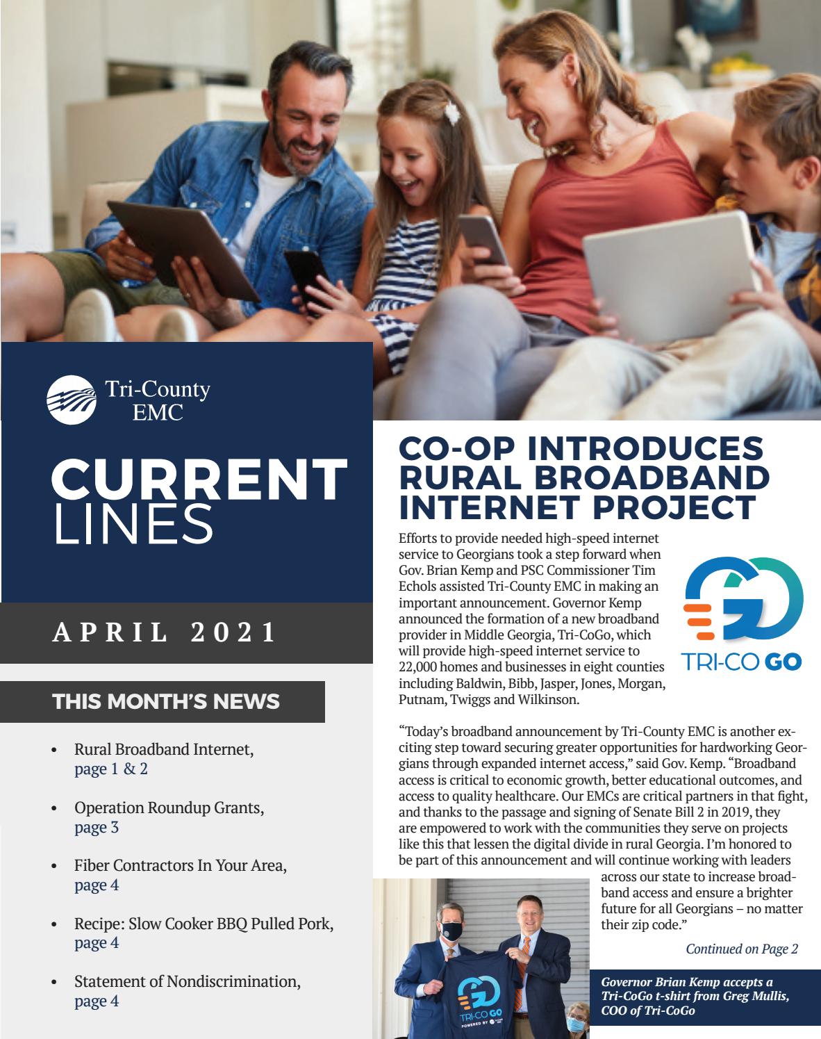 Current Lines - April 2021 by Tri-County EMC - Issuu