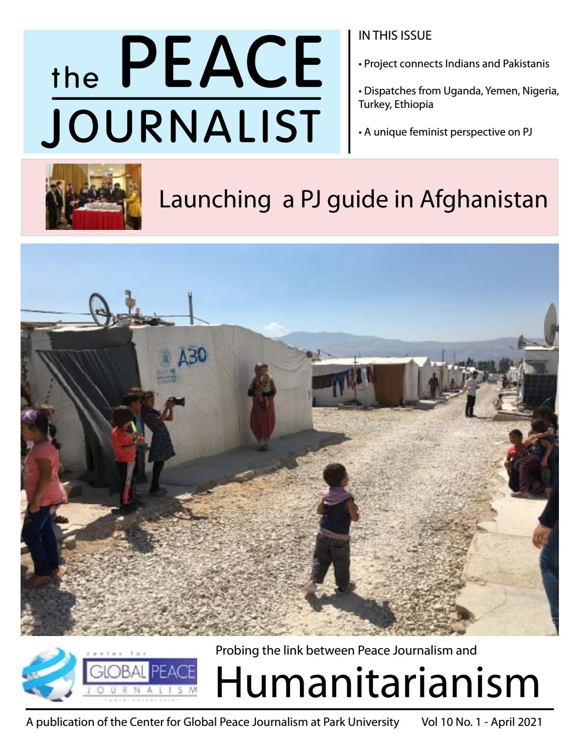 Peace Journalist magazine, April 2021 by Center for Global Peace ...