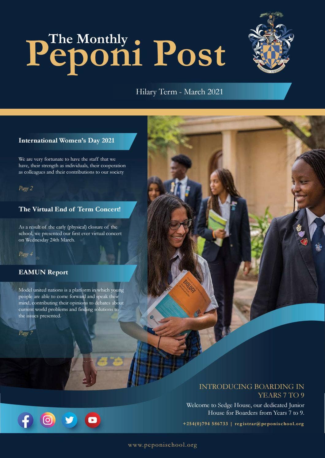 Peponi Post - March 2021 Edition by Peponi School - Issuu