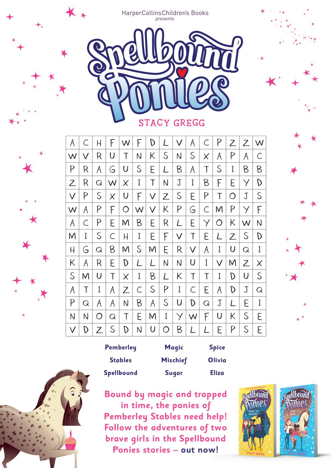 Spellbound Ponies by Stacy Gregg - fun activity sheets by ...