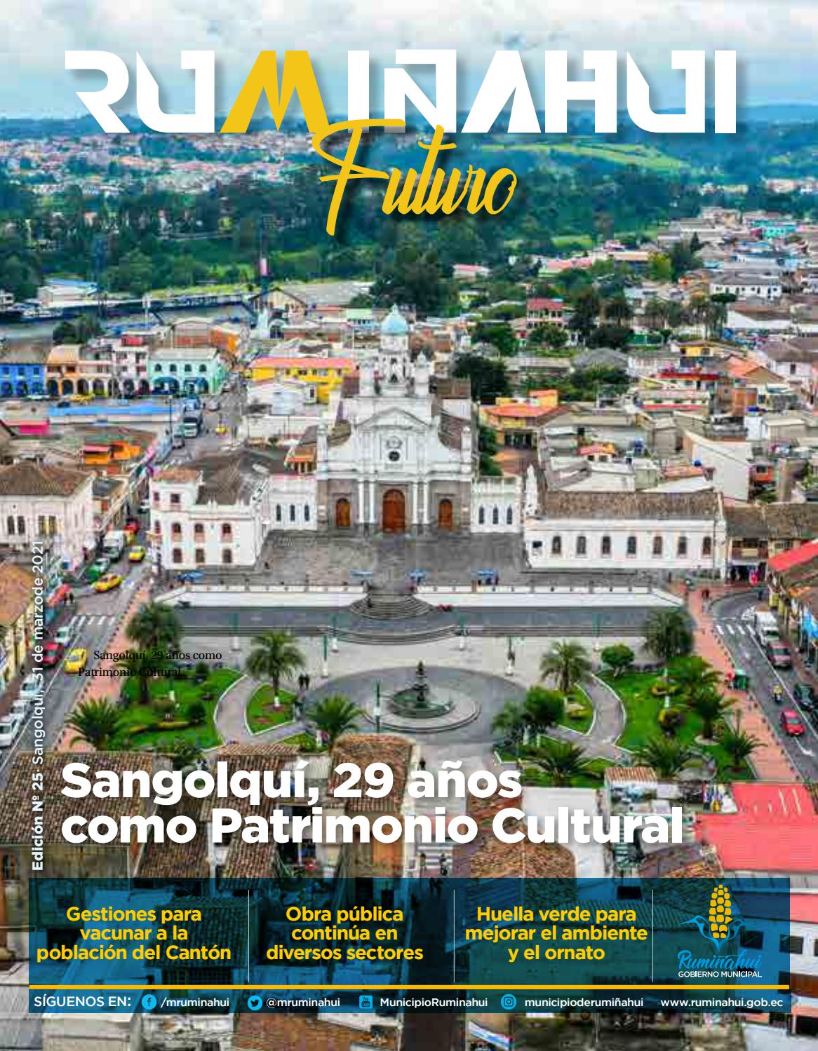 Revista Rumiñahui Futuro edición Nº 25 by imruminahui - Issuu