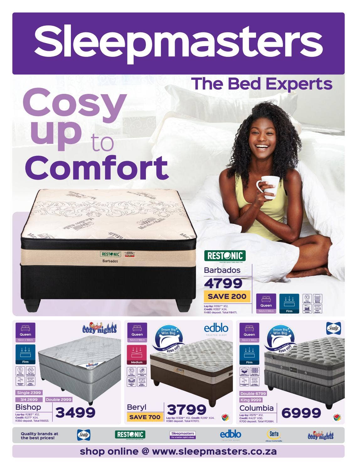 Sleepmasters Catalogue 6 April - 2 May 2021 by Jdgdigital - Issuu