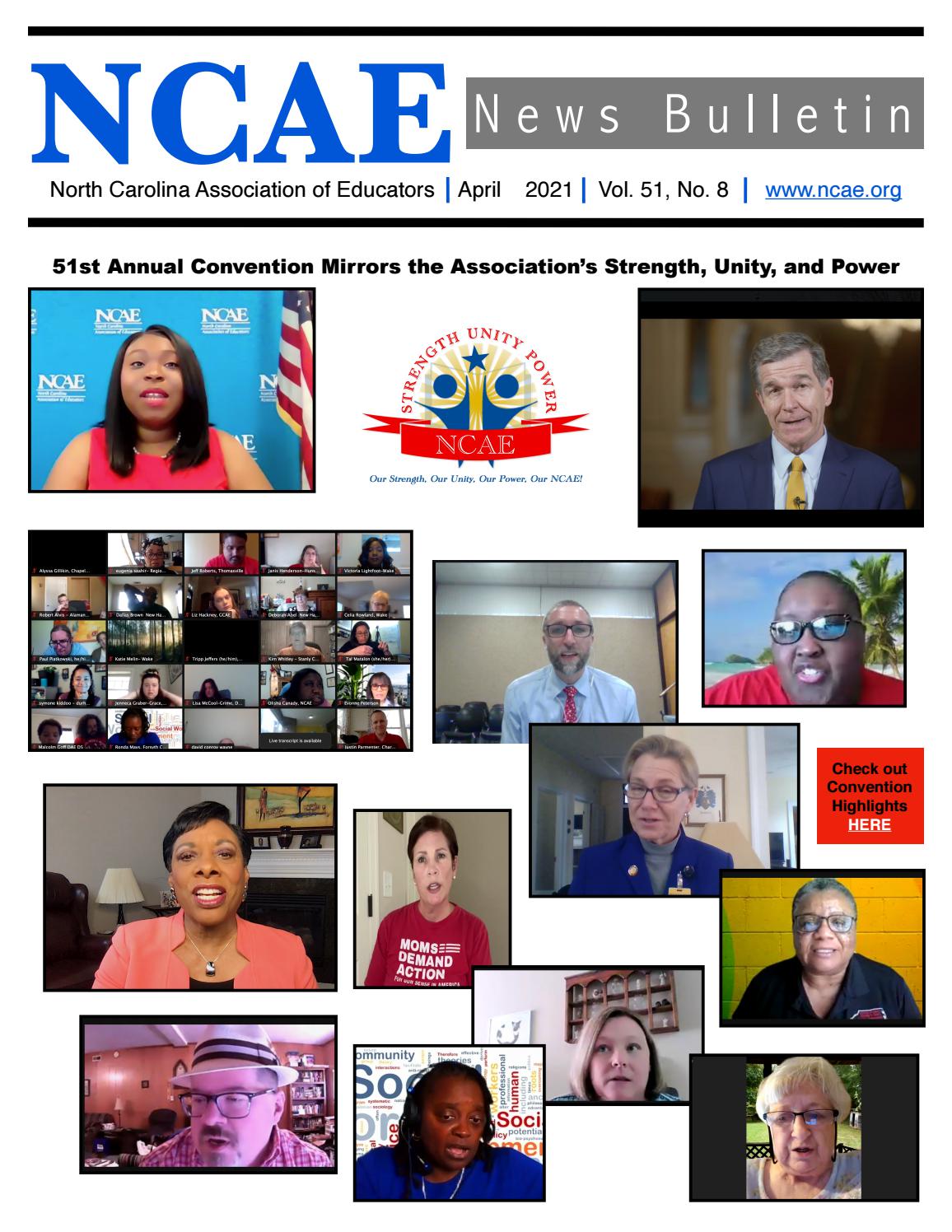 April 2021 NCAE News Bulletin by NCAE - Issuu