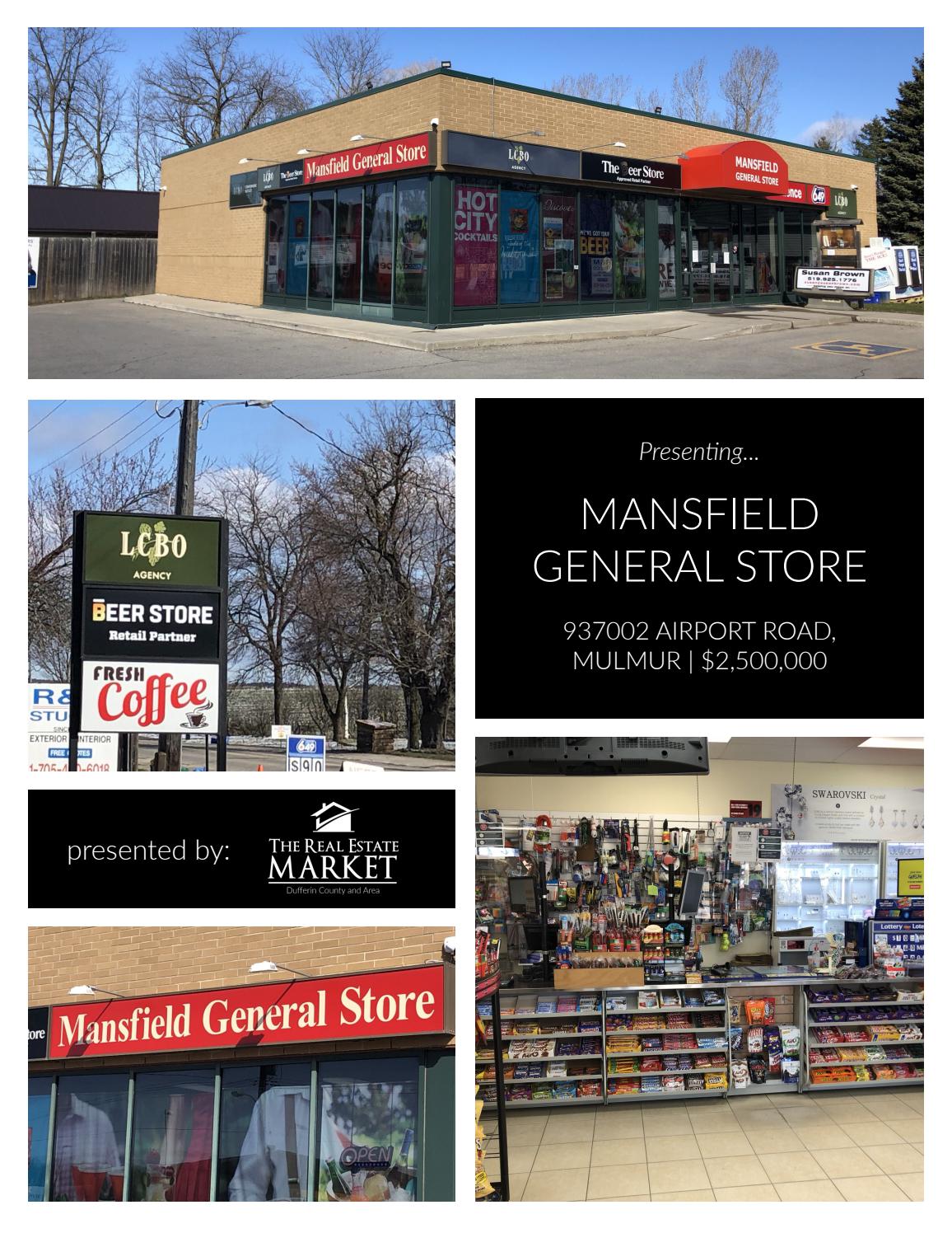 Marketing Package - Mansfield General Store by Doug & Chris Schild - Issuu