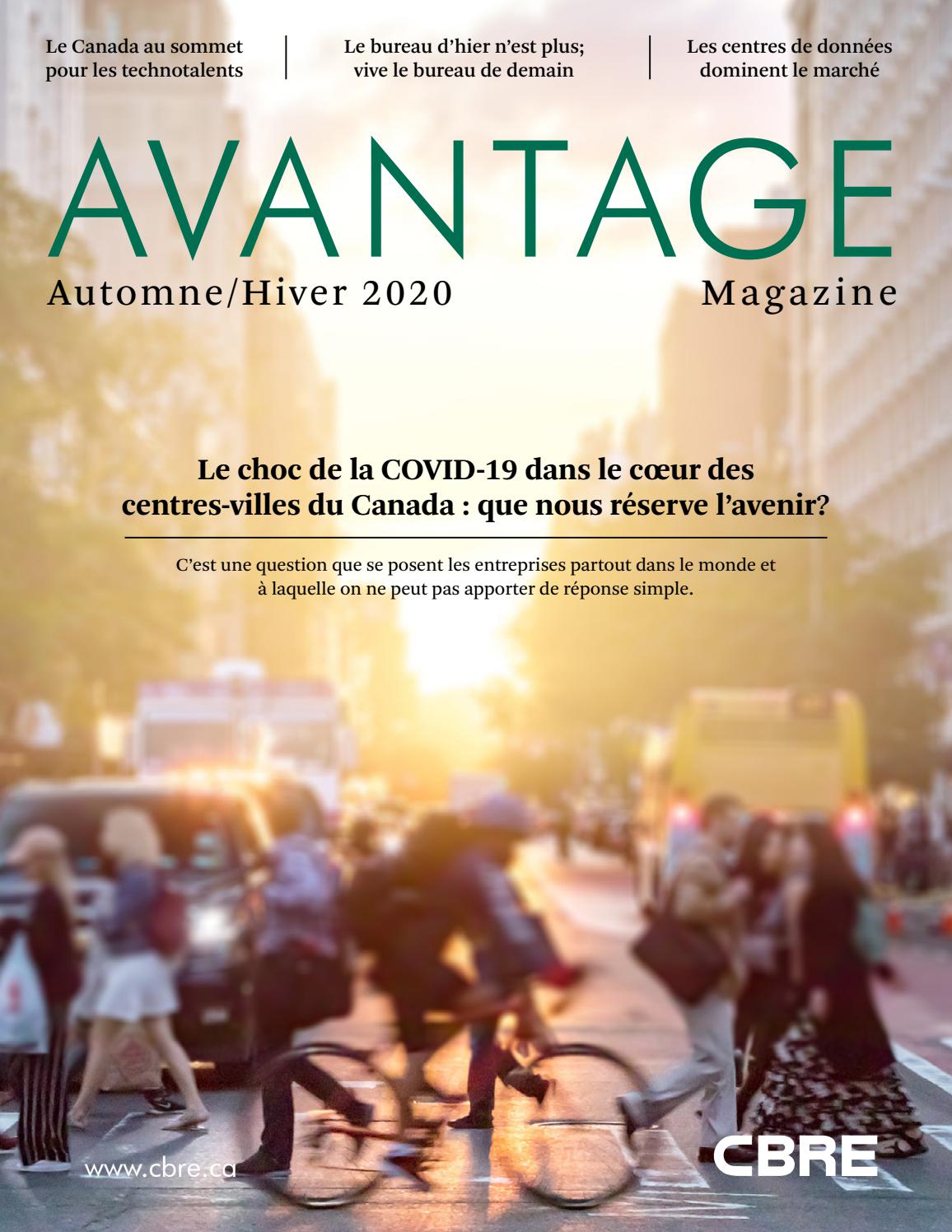 CBRE Avantage Magazine - Automne/Hiver 2020 by cbrecanada - Issuu