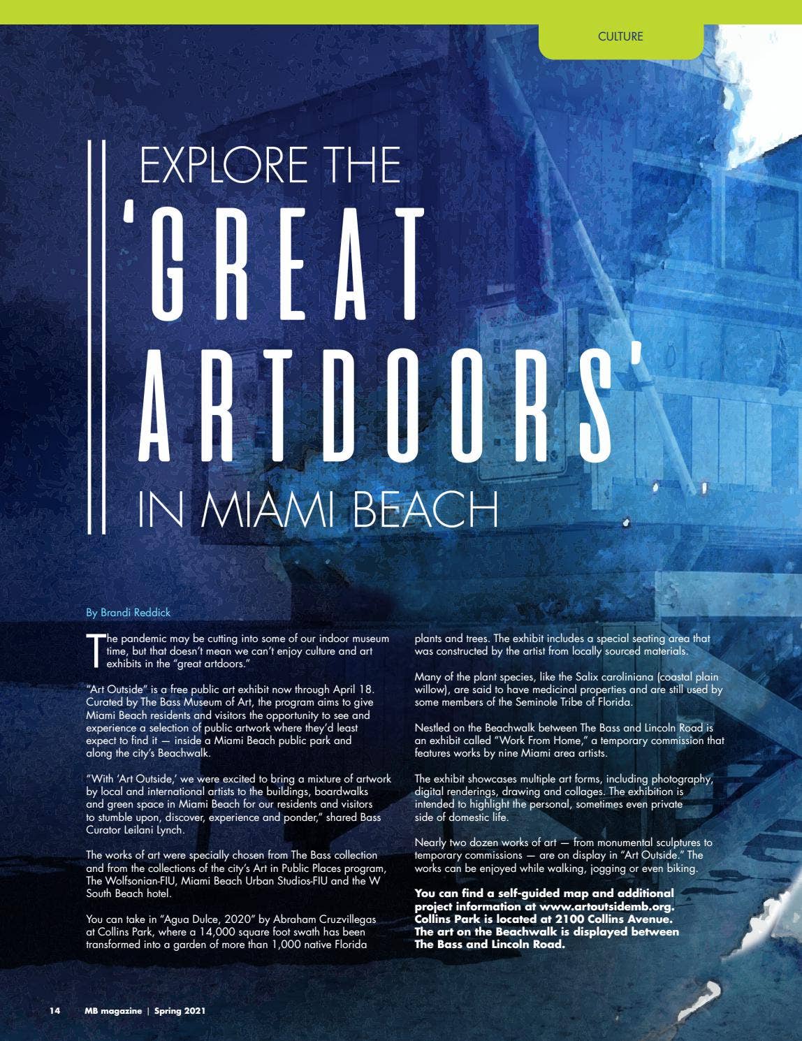 MB Magazine Spring 2021 Volume 16, Issue Number 2 by City of Miami ...