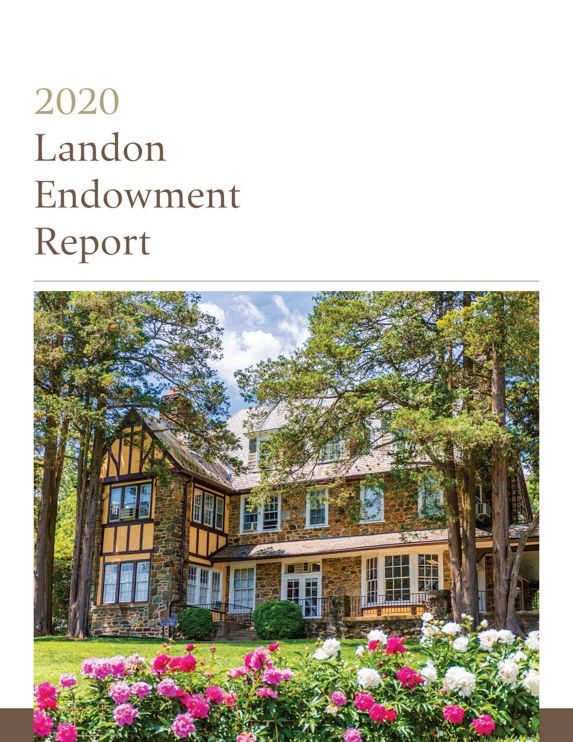 2020 Landon School Endowment Report by Landon School - Issuu
