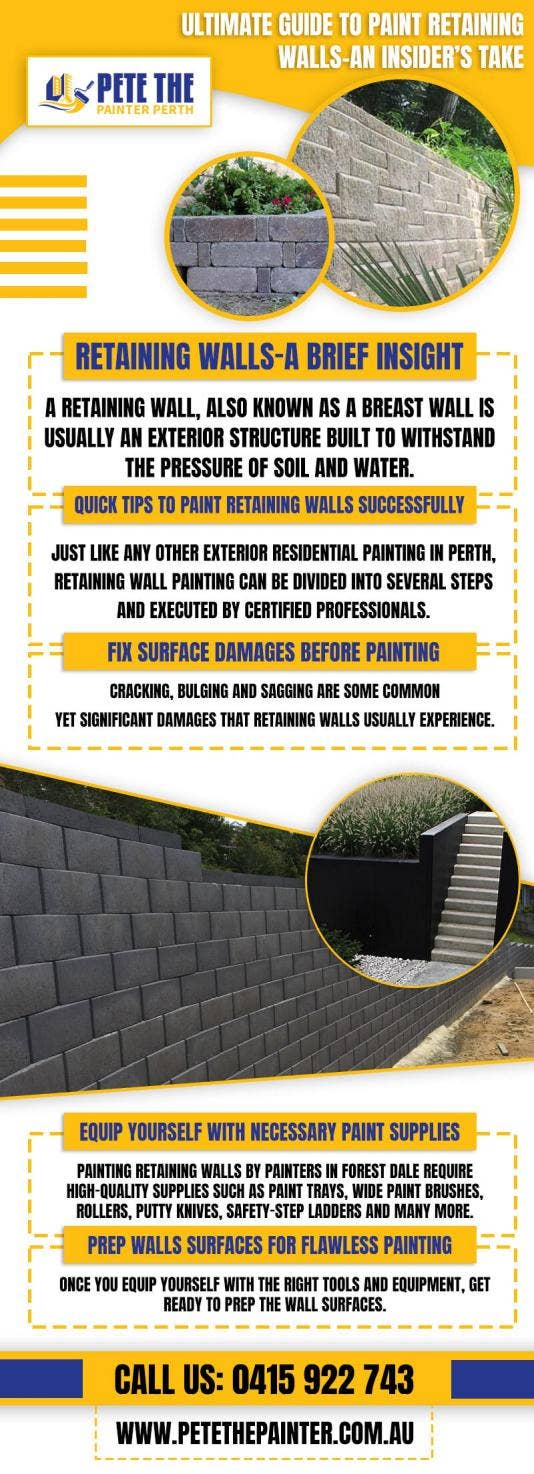 ULTIMATE GUIDE TO PAINT RETAINING WALLS-AN INSIDER’S TAKE by Pete The ...