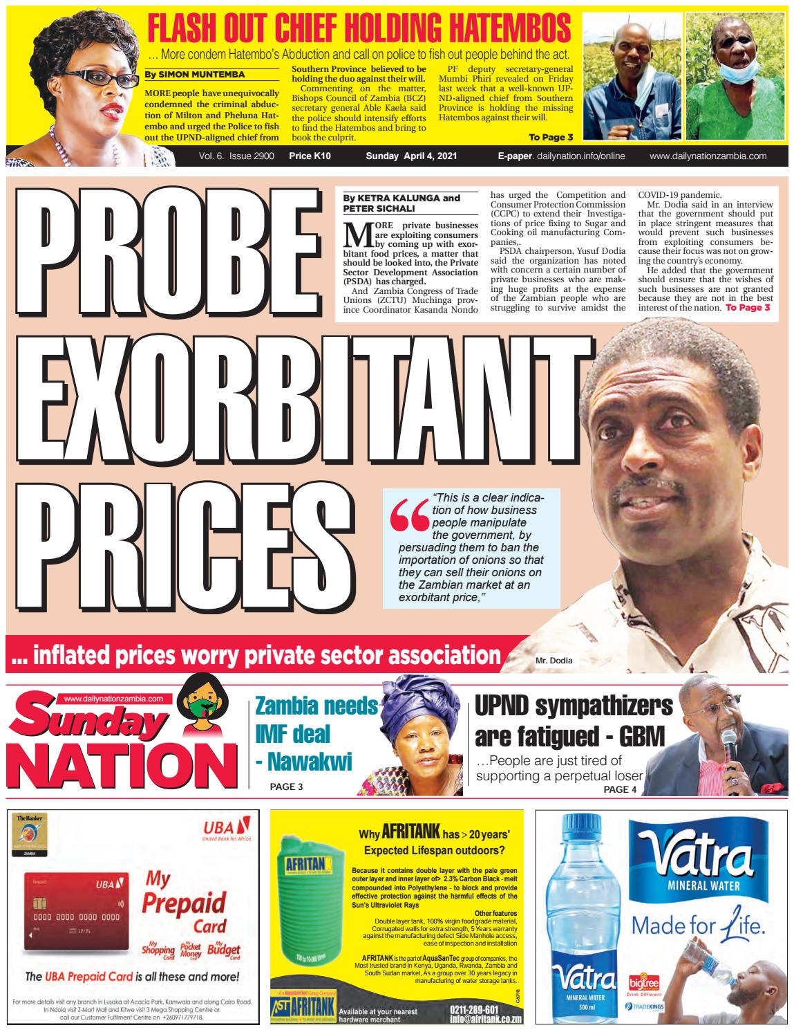 DAILY NATION Sunday April 4, 2020 by dailynation - Issuu