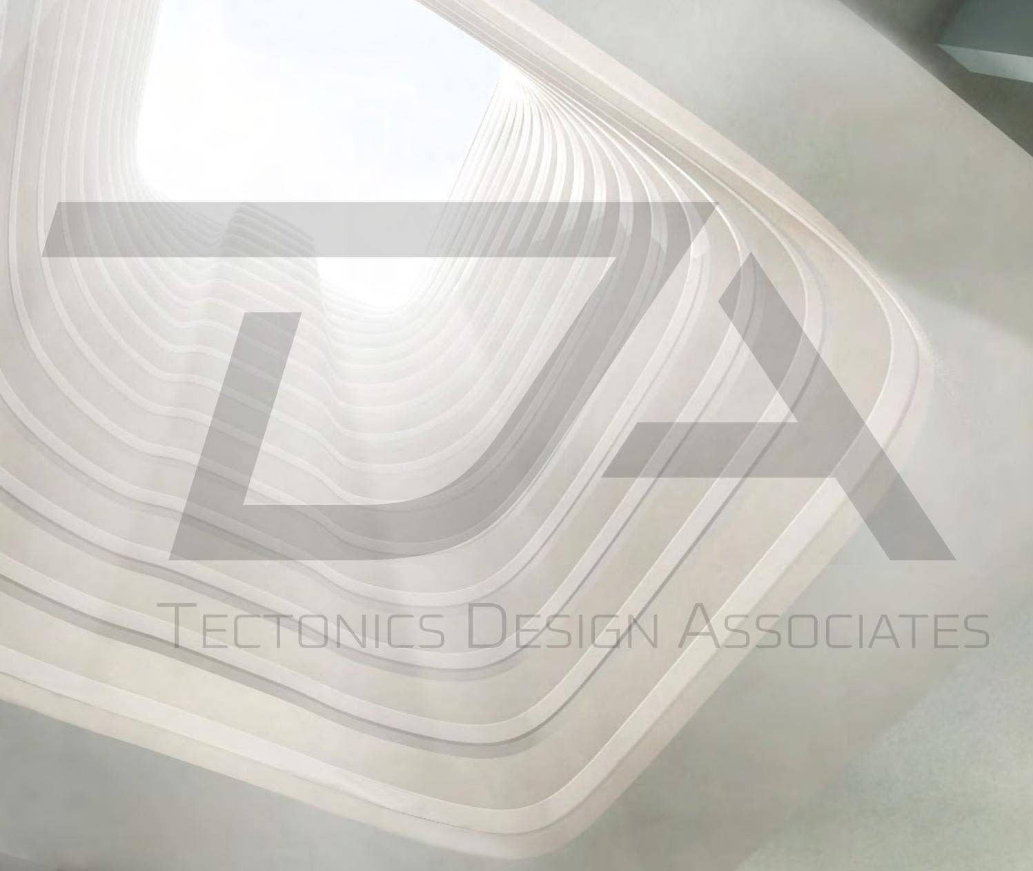 TDA // Tectonics Design Associates // Portfolio by TDA-LAB - Issuu