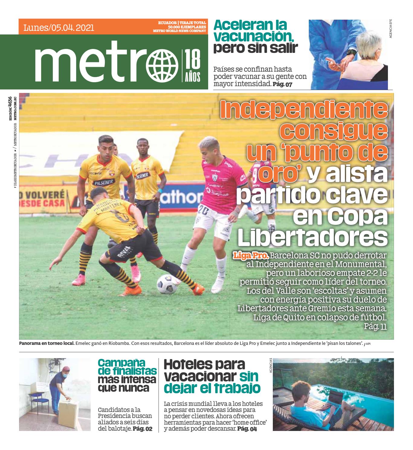 Diario Metro, edición 05 de abril de 2021 by Diario Metro - Issuu