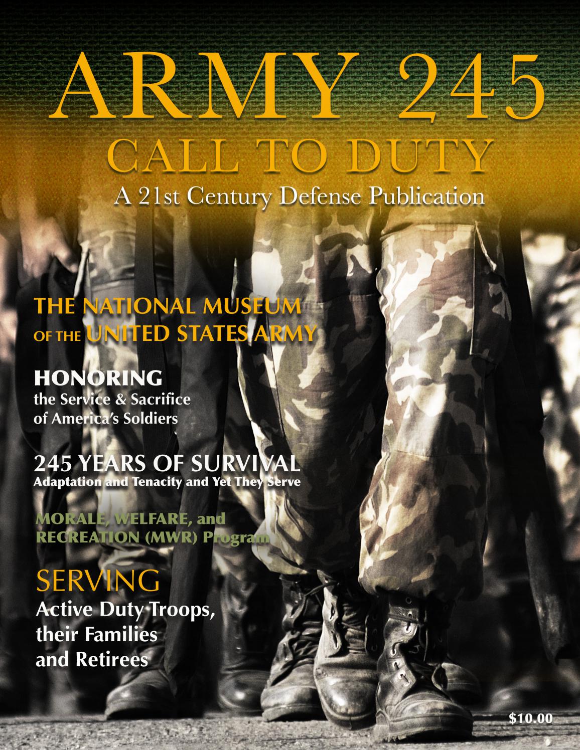 Army 245: Call to Duty by info-pmgfirst - Issuu