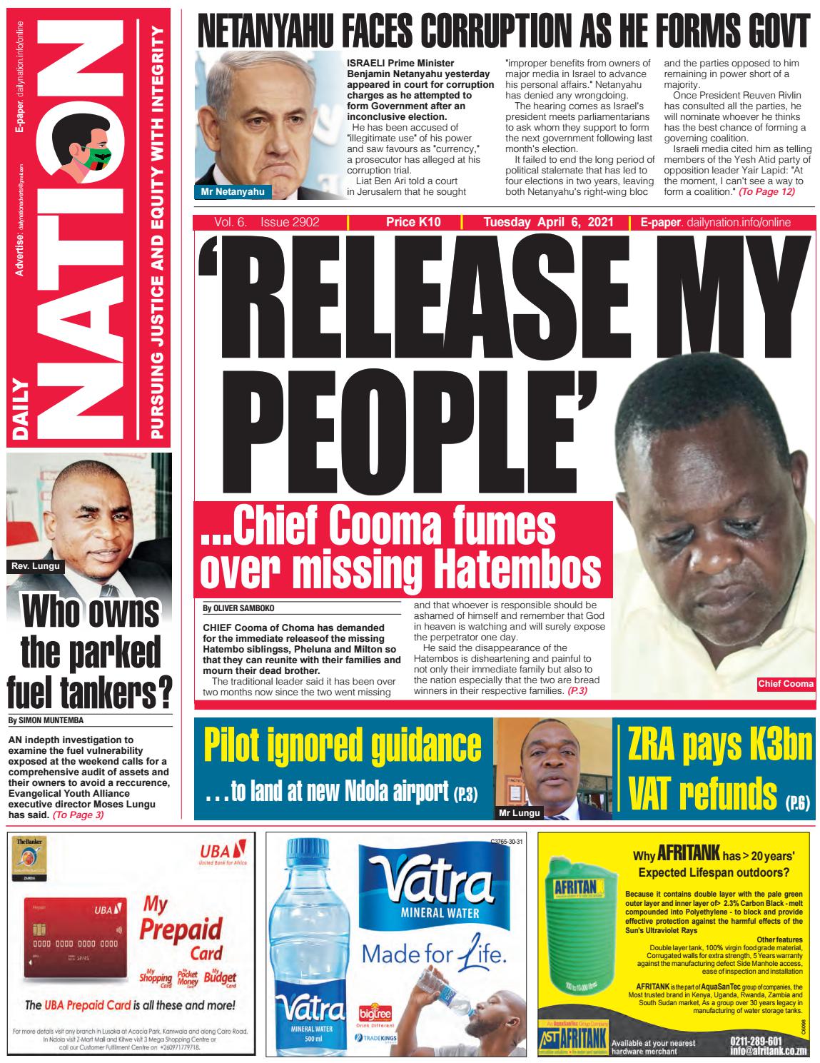 DAILY NATION Tuesday April 6, 2020 by dailynation - Issuu