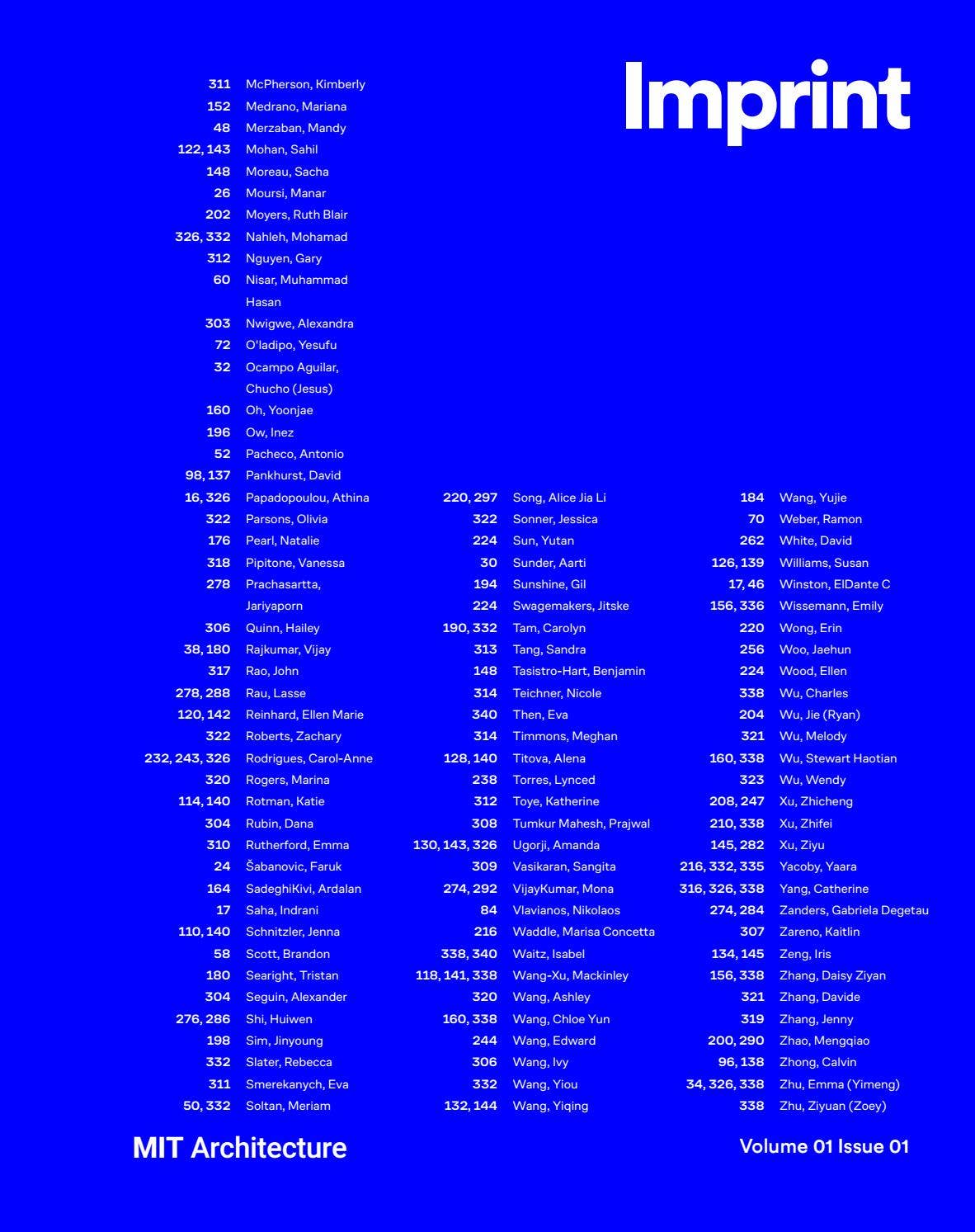 Imprint 01 by MIT Architecture - Issuu