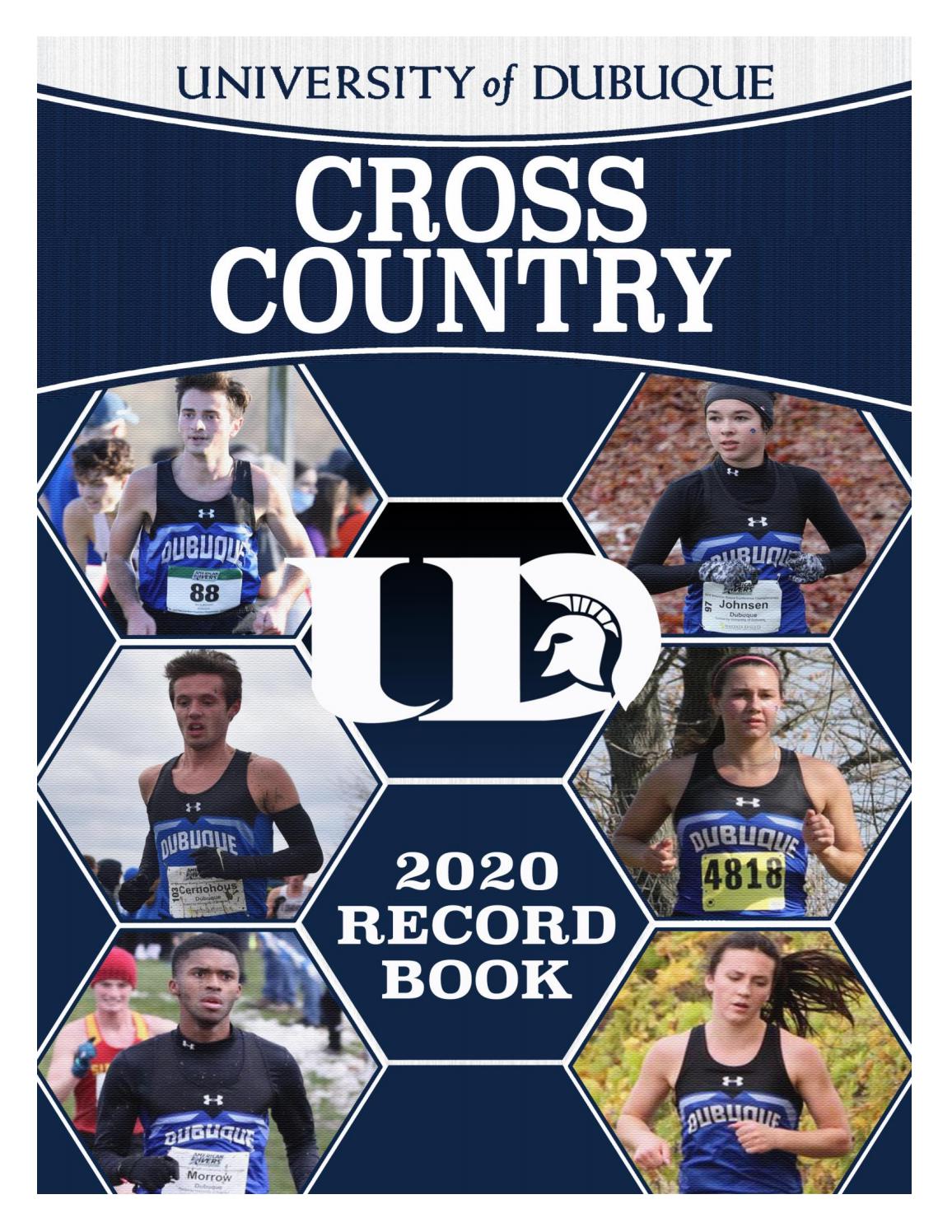 2020 University of Dubuque Cross Country Record Book by @UDubuqueSports ...