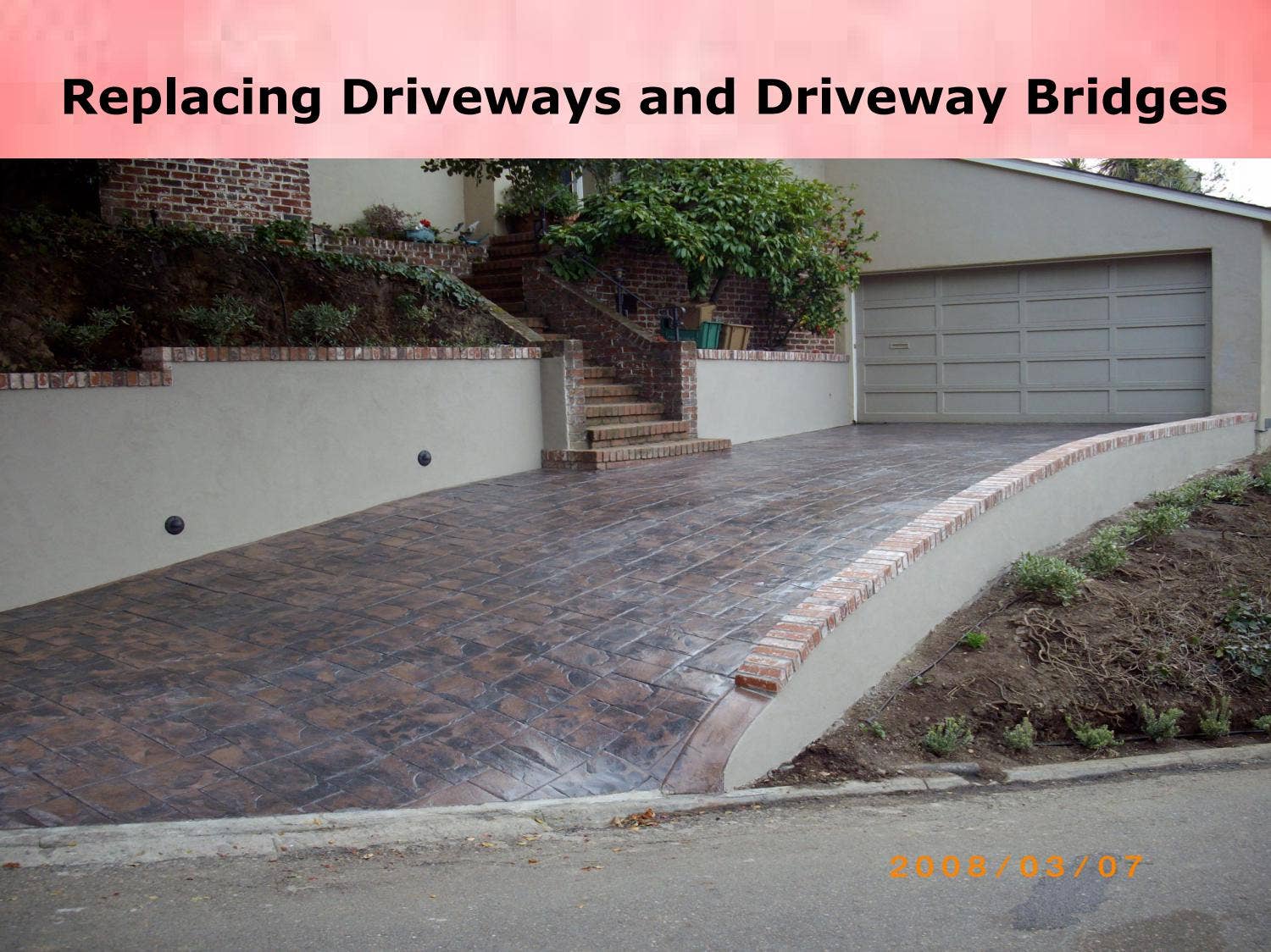 Replacing Driveways and Driveway Bridges by Jim Gardner Construction ...